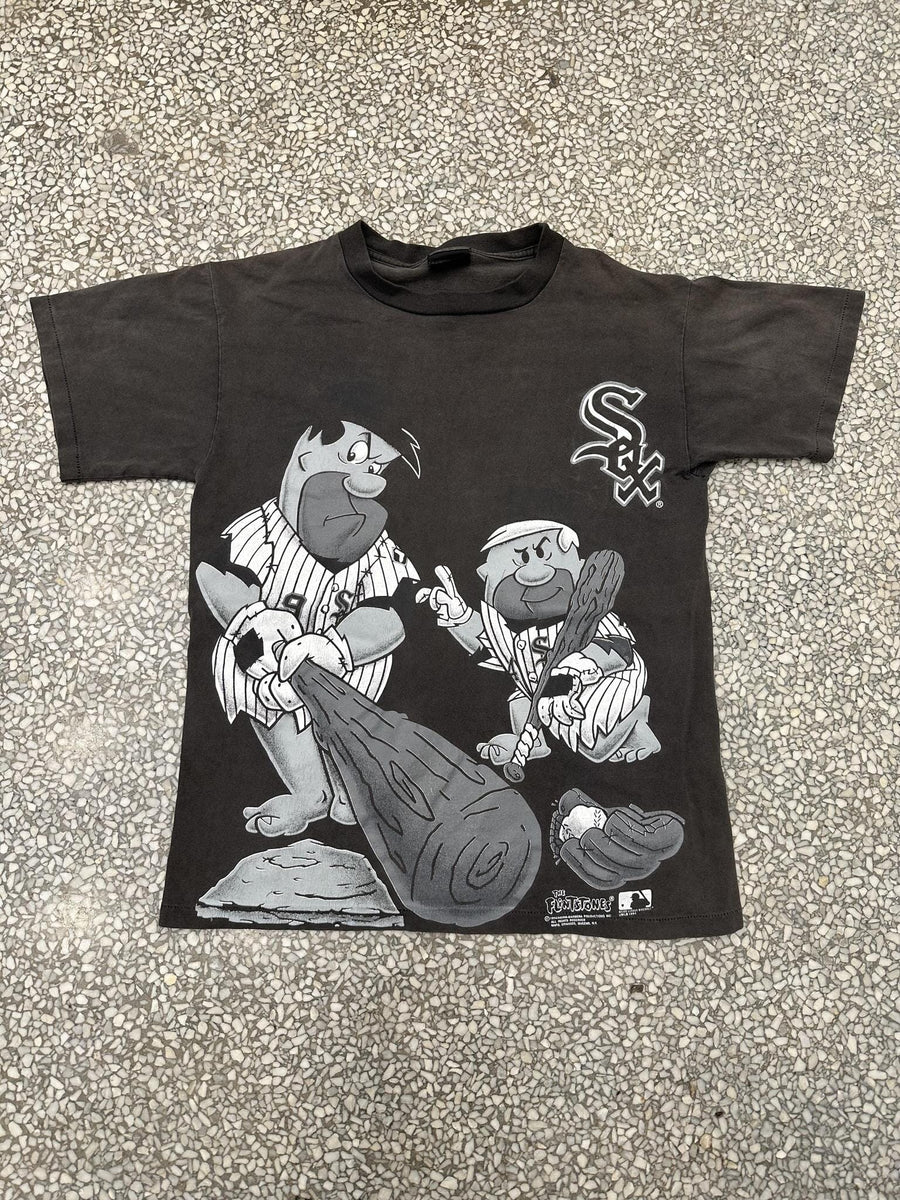 Chicago White Sox Vintage 1994 Flintstones Faded Black – ABC Vintage