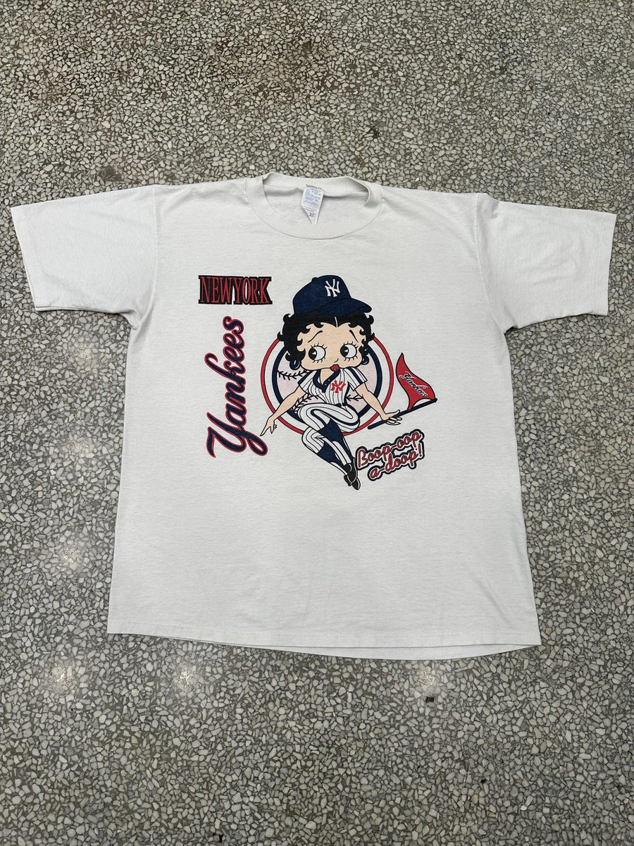 New York Yankees Vintage 1992 Betty Boop Jerzees Tag Tee – ABC Vintage
