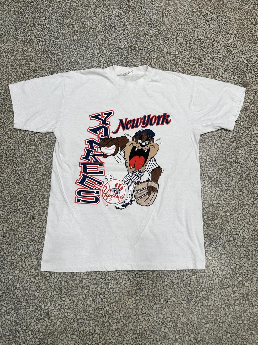 New York Yankees Vintage 90s Taz White – ABC Vintage