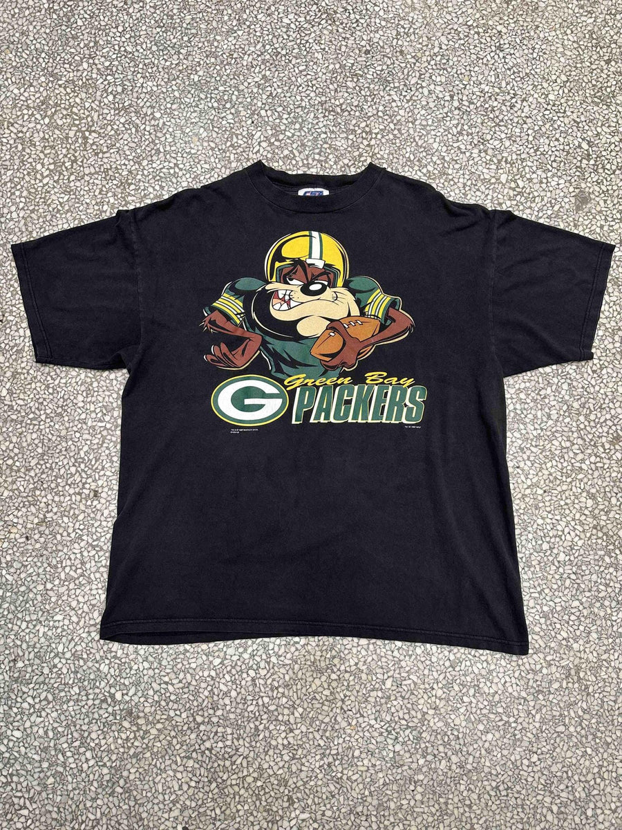 Green Bay Packers Vintage 1997 Taz Faded Black – ABC Vintage